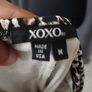 XOXO | Dresses | Black Leopard Print Halter Dress | Poshmark